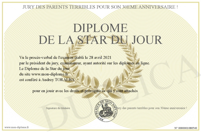 Diplome-de-la-Star-du-jour