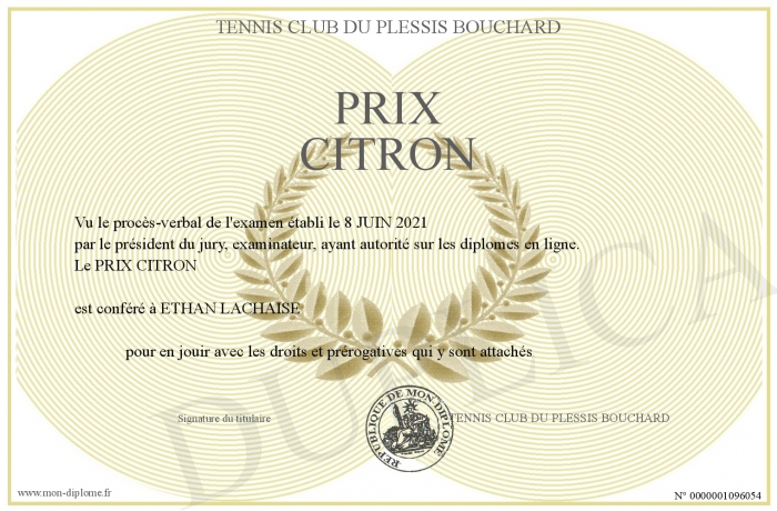PRIX-CITRON