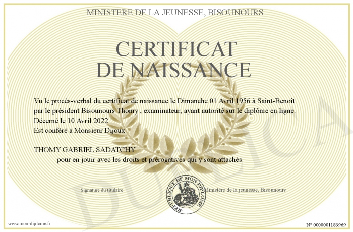 Certificat-de-Naissance