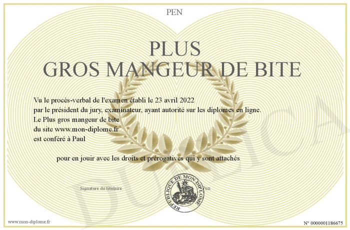 Plus Gros Mangeur De Bite