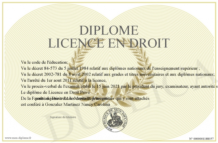 Diplome-LICENCE-EN-DROIT