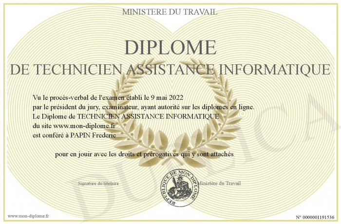 Diplome-de-TECHNICIEN-ASSISTANCE-INFORMATIQUE Diplome-de-TECHNICIEN-ASSISTANCE-INFORMATIQUE