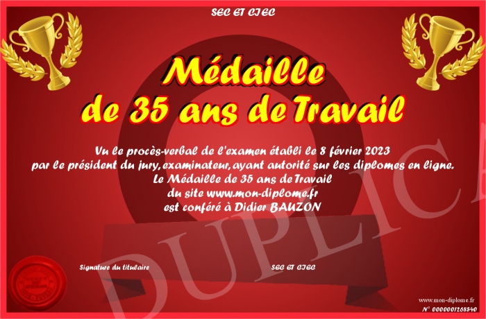 Medaille-de-35-ans-de-Travail