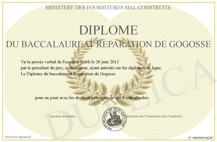 Diplome-du-baccalaureat-Reparation-de-Gogosse Diplome-du-baccalaureat-Reparation-de-Gogosse