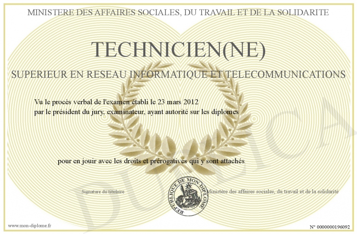 Technicien(ne)-Superieur-en-Reseau-Informatique-et-Telecommunications Technicien(ne)-Superieur-en-Reseau-Informatique-et-Telecommunications