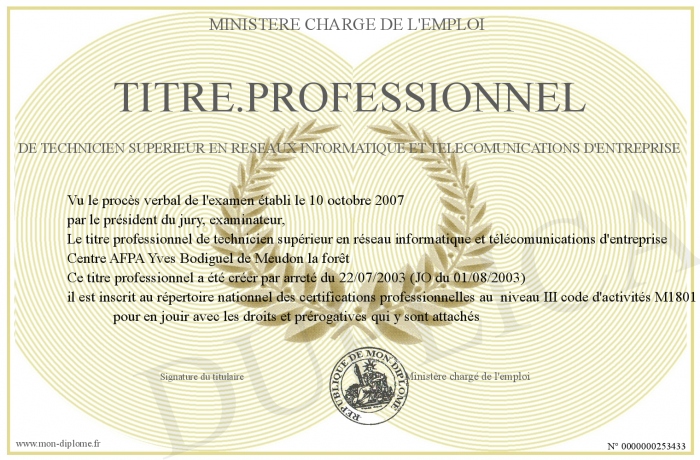 TITRE.PROFESSIONNEL-DE-TECHNICIEN-SUPERIEUR-EN-RESEAUX-INFORMATIQUE-ET ... TITRE.PROFESSIONNEL-DE-TECHNICIEN-SUPERIEUR-EN-RESEAUX-INFORMATIQUE-ET ...
