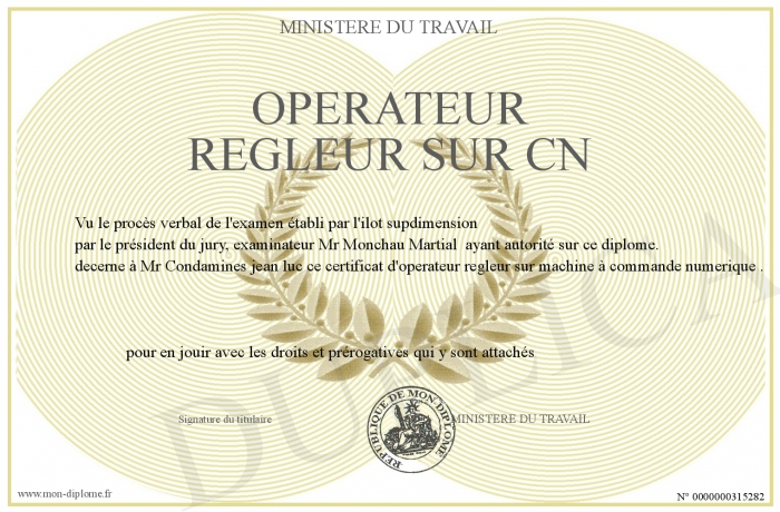 OPERATEUR-REGLEUR-SUR-CN OPERATEUR-REGLEUR-SUR-CN