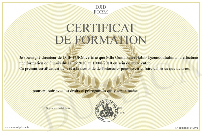certificat-de-formation certificat-de-formation