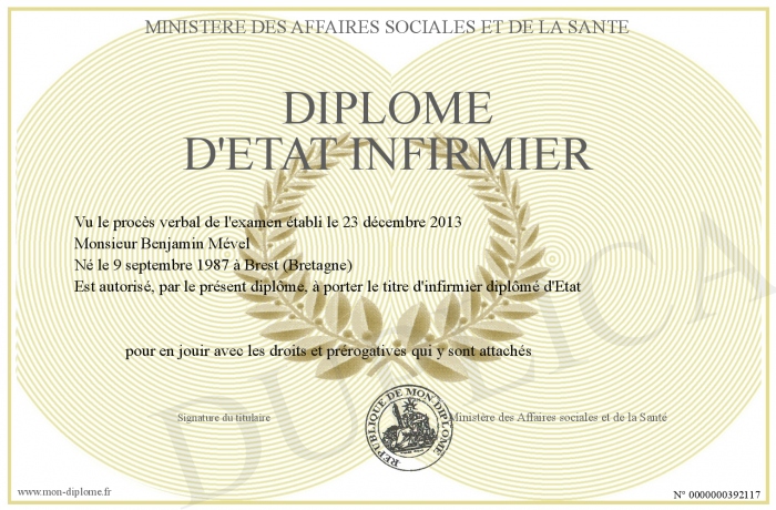 Diplome-d-ETAT-INFIRMIER Diplome-d-ETAT-INFIRMIER