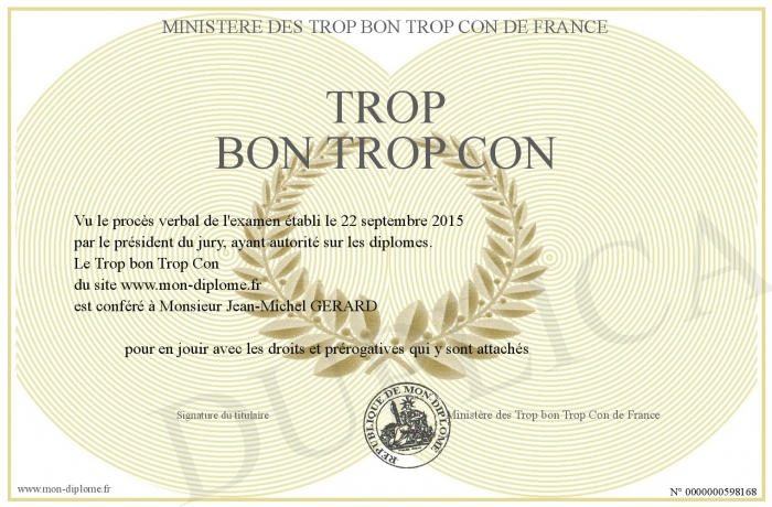 Trop Bon Trop Con