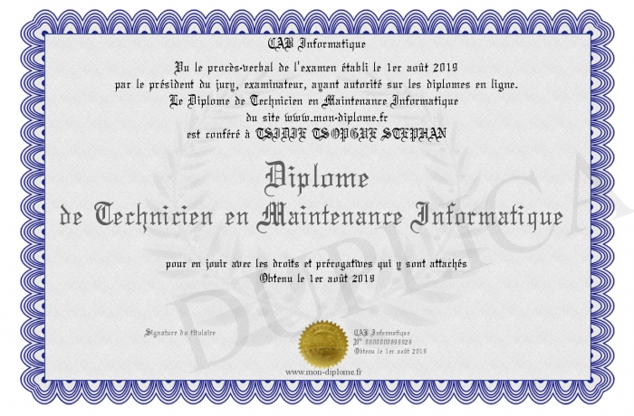 Diplome-de-Technicien-en-Maintenance-Informatique Diplome-de-Technicien-en-Maintenance-Informatique