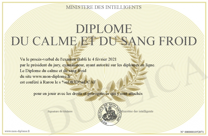 Diplome-du-calme-et-du-sang-froid