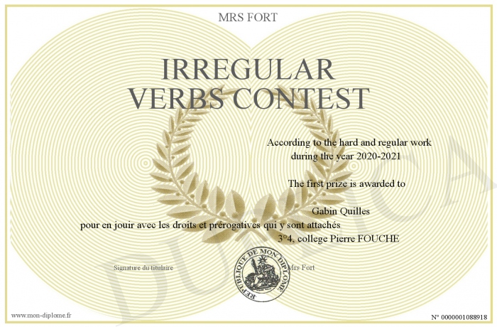 irregular-verbs-contest