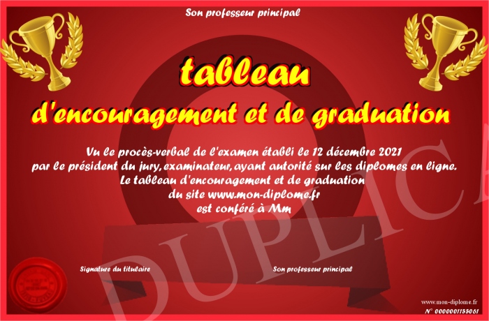 tableau-d-encouragement-et-de-graduation