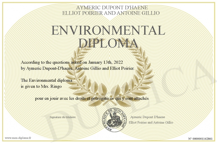 Environmental-diploma