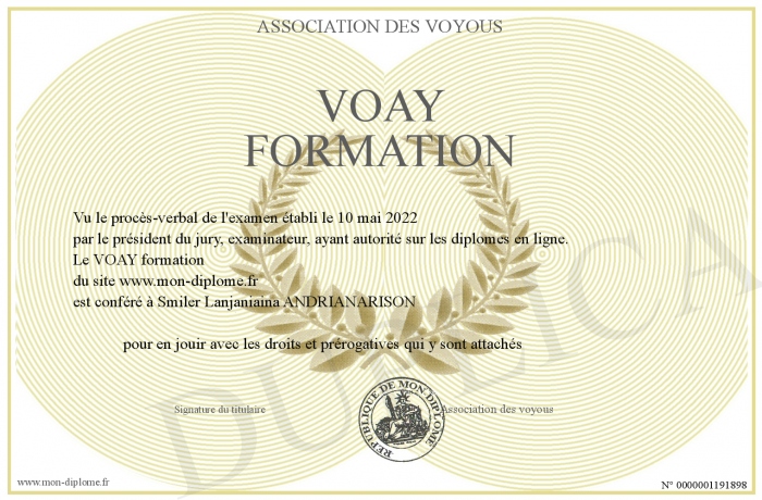 VOAY-formation