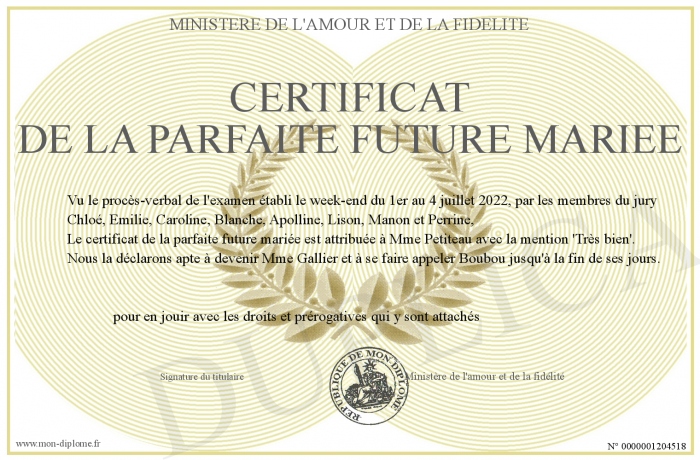 Certificat-de-la-parfaite-future-mariee