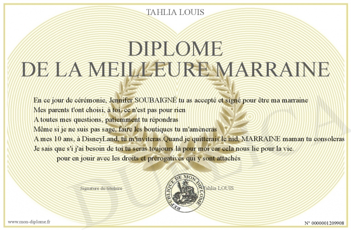 Diplome-de-la-meilleure-Marraine