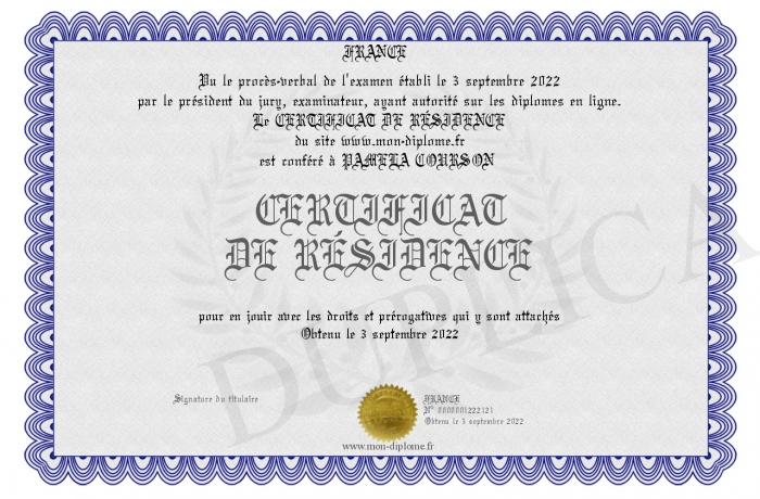 CERTIFICAT-DE-RÉSIDENCE