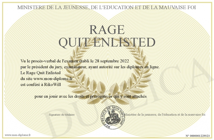 Rage-Quit-Enlisted
