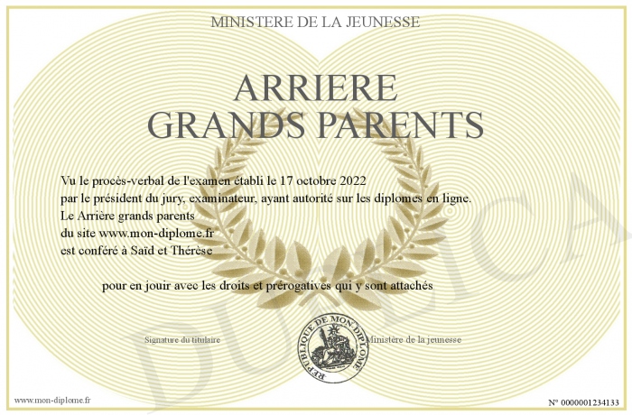 Arriere-grands-parents