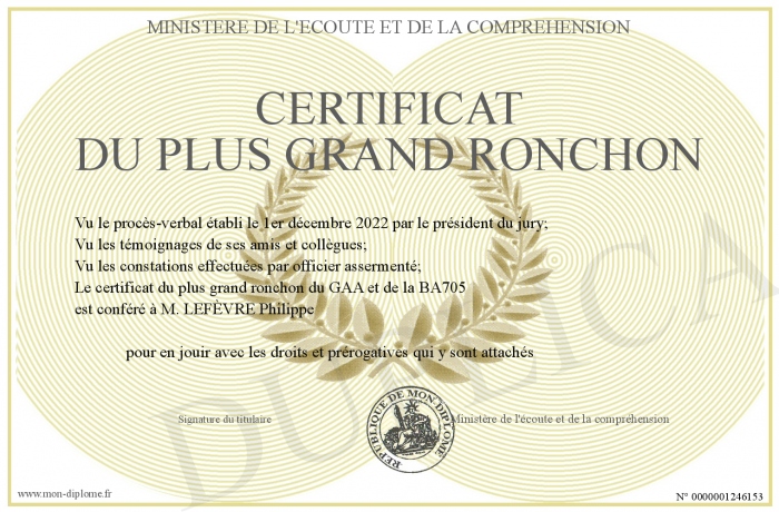 certificat-du-plus-grand-ronchon