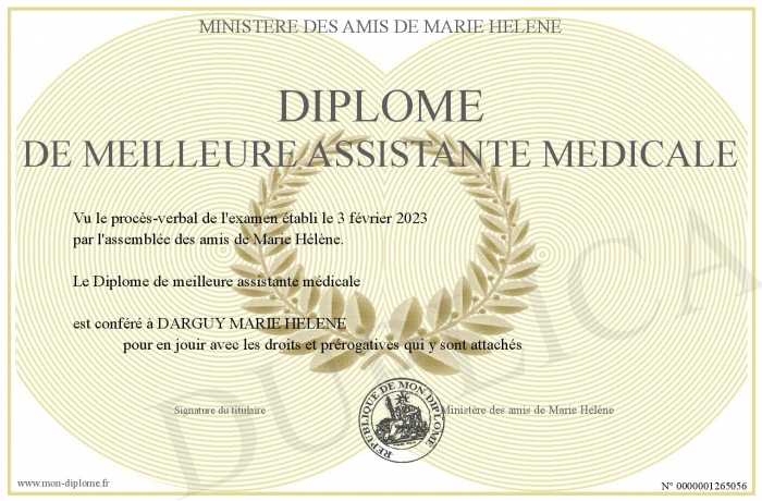 Diplome-de-meilleure-assistante-medicale