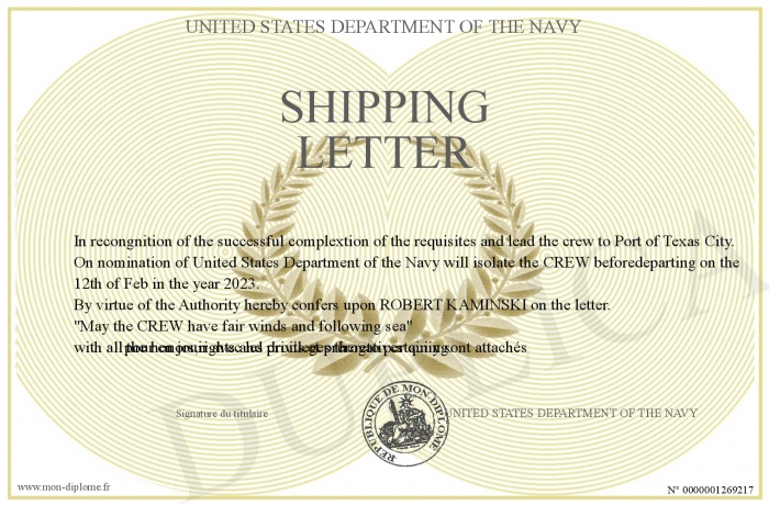 SHIPPING-LETTER