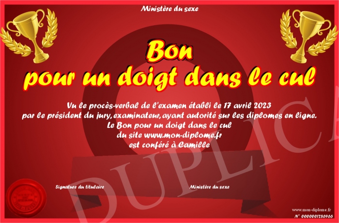 Bon Pour Un Doigt Dans Le Cul