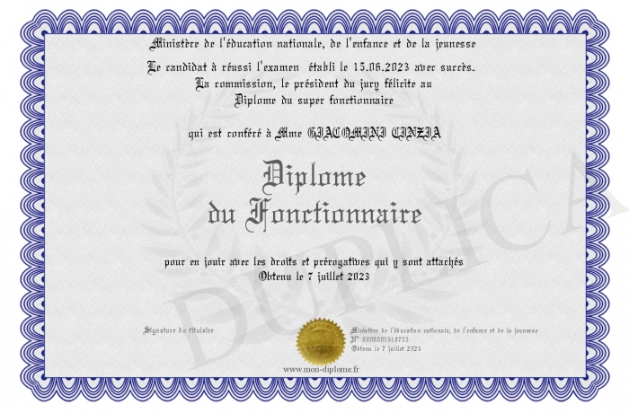 Diplome-du-Fonctionnaire