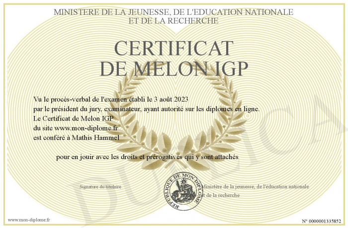 Certificat-de-Melon-IGP