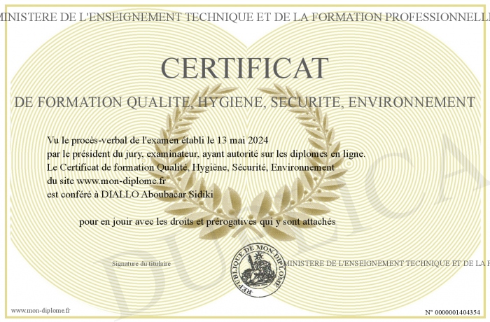 Certificat-de-formation-Qualite--Hygiene--Securite--Environnement Certificat-de-formation-Qualite--Hygiene--Securite--Environnement