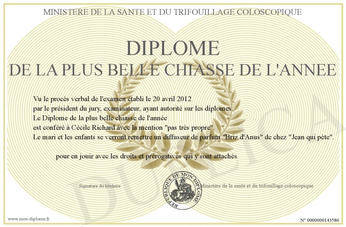 Diplome-de-la-plus-belle-chiasse-de-l-annee