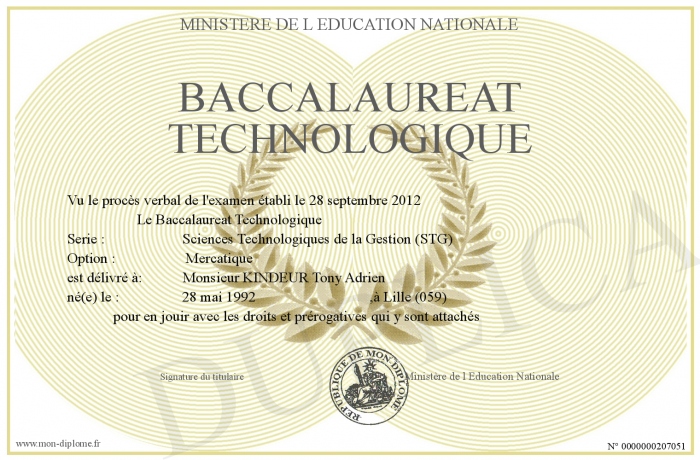 Baccalaureat-Technologique