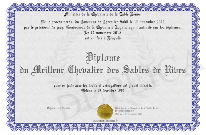 Diplome-du-Meilleur-Chevalier-des-Sables-de-Rives