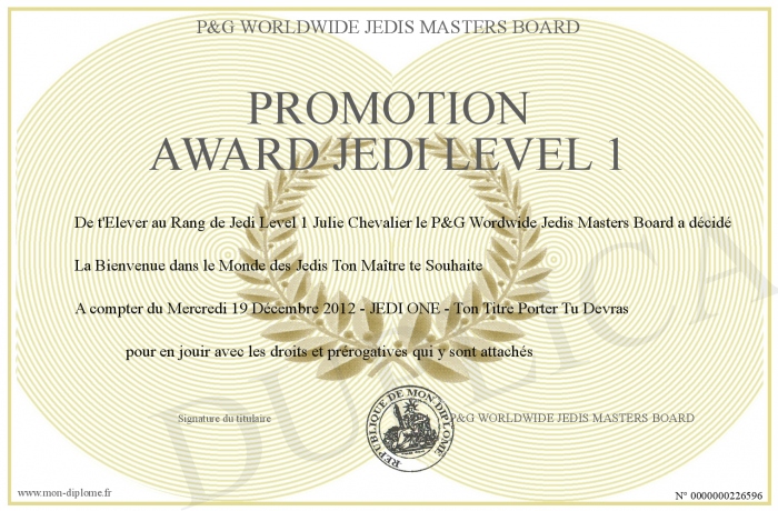 PROMOTION-AWARD-JEDI-LEVEL-1
