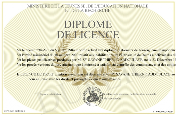 Diplome-de-licence