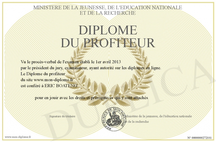 Diplome-du-profiteur