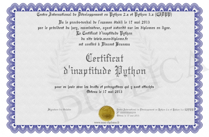 Certificat-d-inaptitude-Python