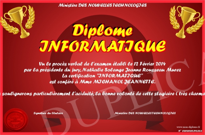 Diplome-INFORMATIQUE