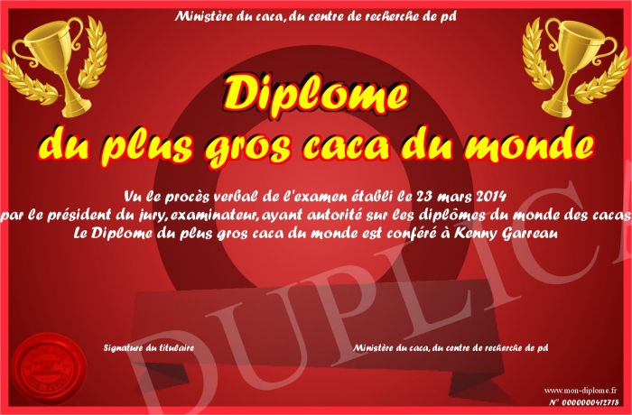 Diplome-du-plus-gros-caca-du-monde