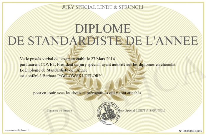 Diplome-de-Standardiste-de-l-Annee