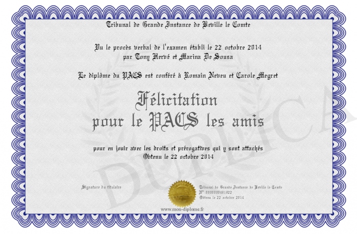 Discours De Pacs Par Le Meilleur Ami Lettres Gratuites - Radicale