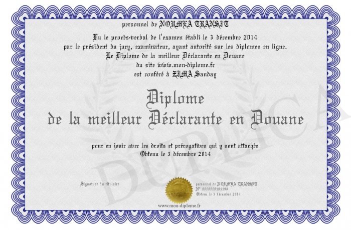 Diplome-de-la-meilleur-Declarante-en-Douane
