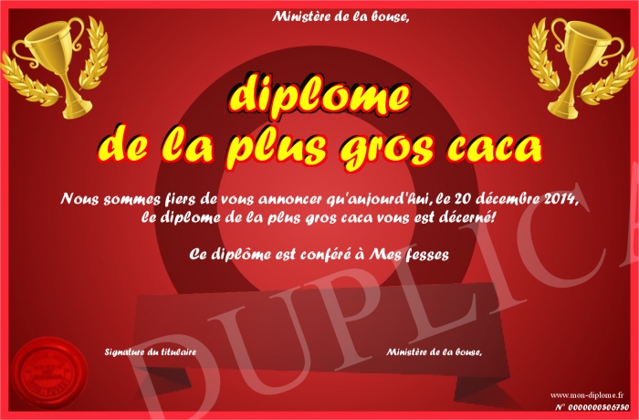 diplome-de-la-plus-gros-caca