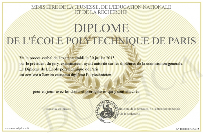 Diplome-de-L-École-polytechnique-de-Paris
