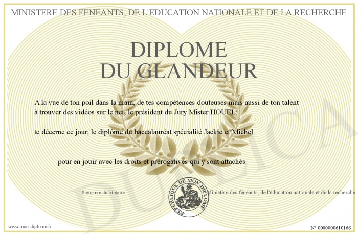 Diplome-du-Glandeur