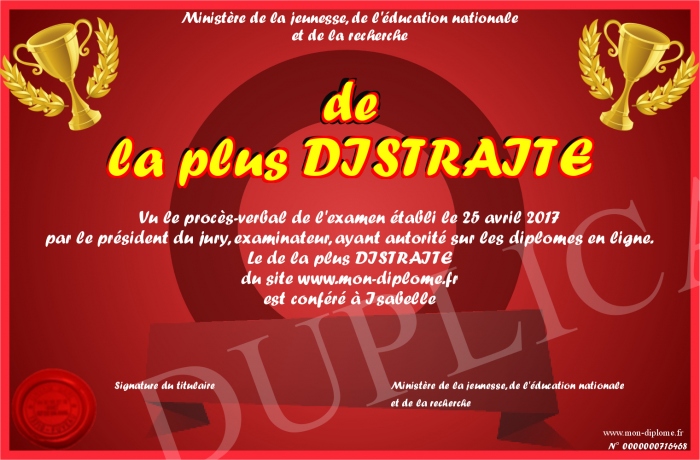 de-la-plus-DISTRAITE