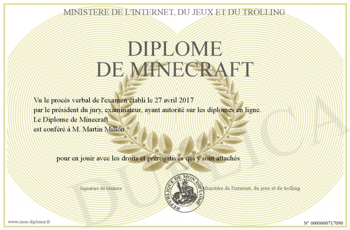 Diplome-de-Minecraft