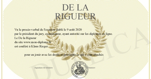 De la Rigueur